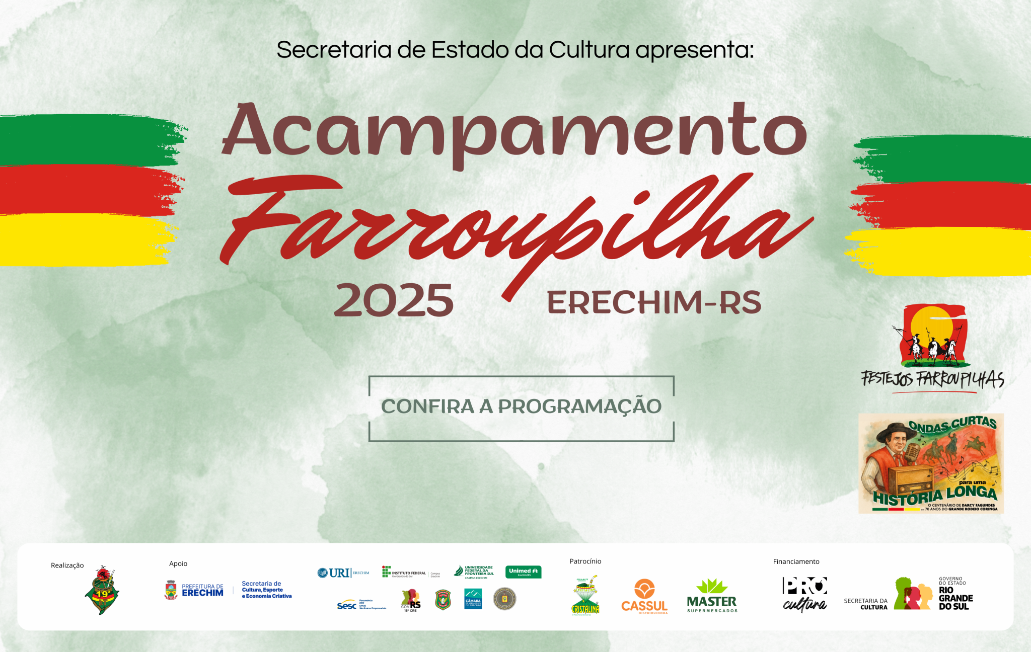 Erechim celebra a cultura gaúcha no Acampamento Farroupilha 2025 | Rádio Difusão